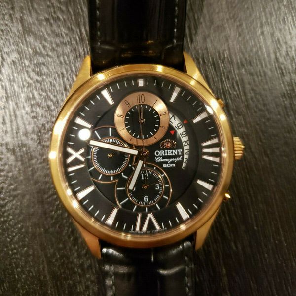 Rare Bronze Orient Chronograph, Small Seconds | WatchCharts