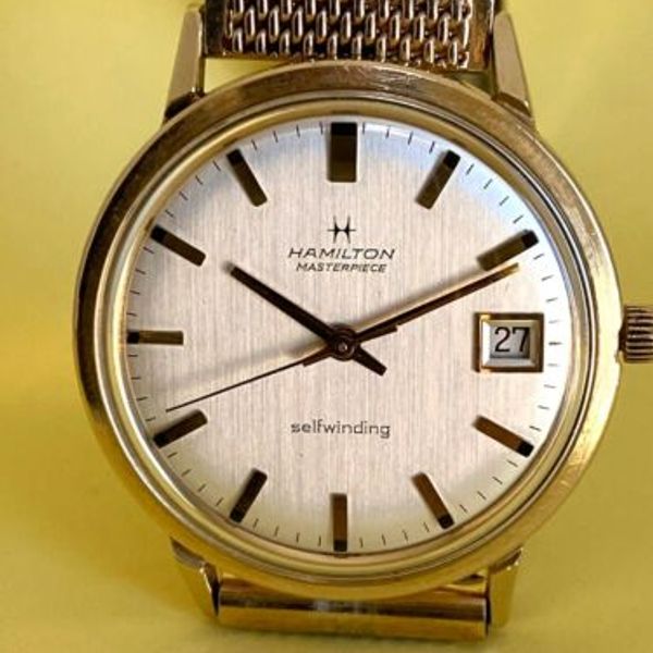 Hamilton Masterpiece Self Winding Swiss,10K Gold Filled Men Watch ...