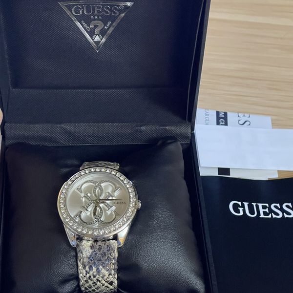 Guess Ladies G Twist PVD Chrome Plated Watch W0023L3 RRPÂ£96 ...