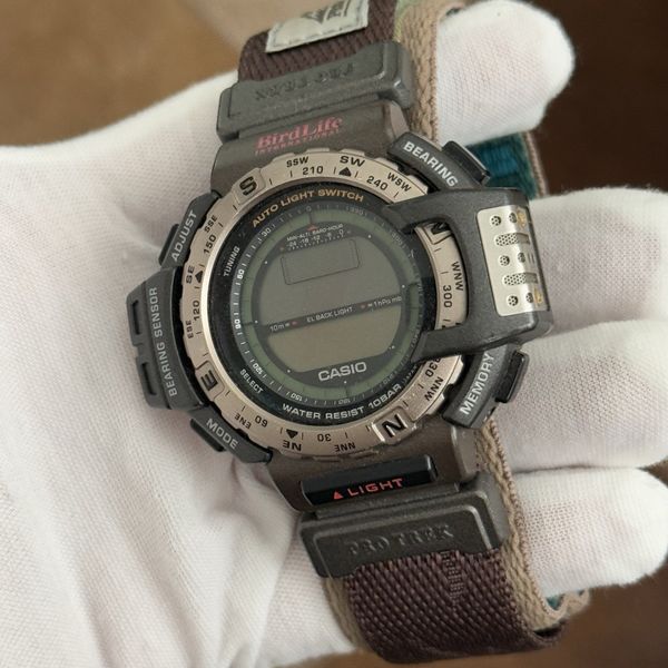 Vintage Casio Pro Trek PRT-40 Triple Sensor Digital Watch Mod. 1471 JDM ...