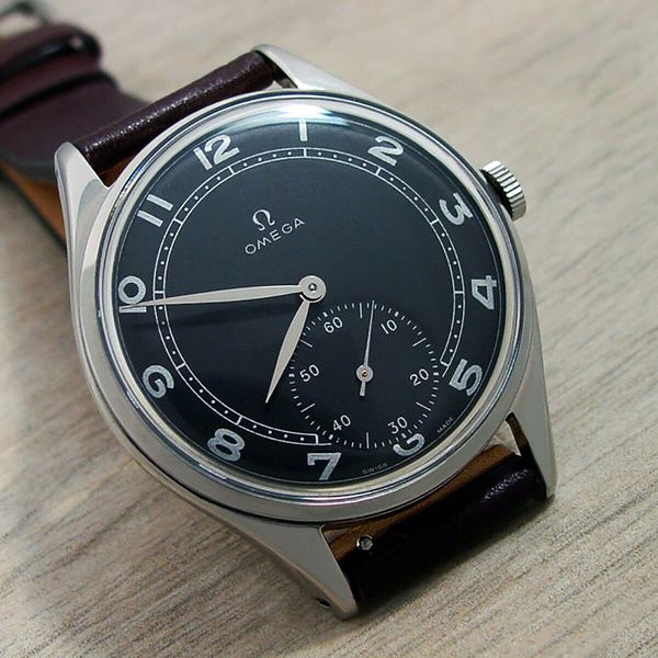 Omega Large Vintage Watch Men's 38mm Sub Seconds | WatchCharts Marketplace
