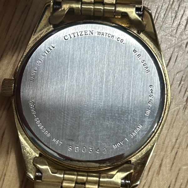 Citizen Railroad Approved Watch New Battery Original Box 2500-S029309 ...
