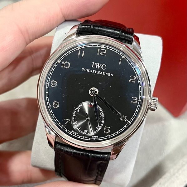 IWC 44mm Portuguese Hand Wound IW545407 3 Days Power Reserve ...