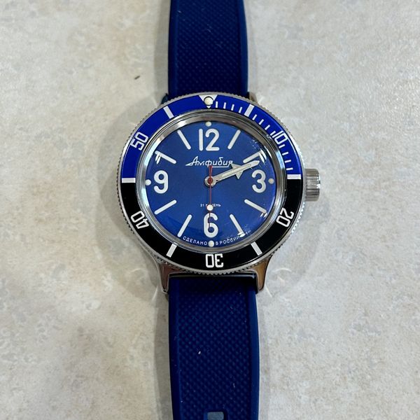 Vostok Amphibia + Upgraded Bezel | WatchCharts Marketplace