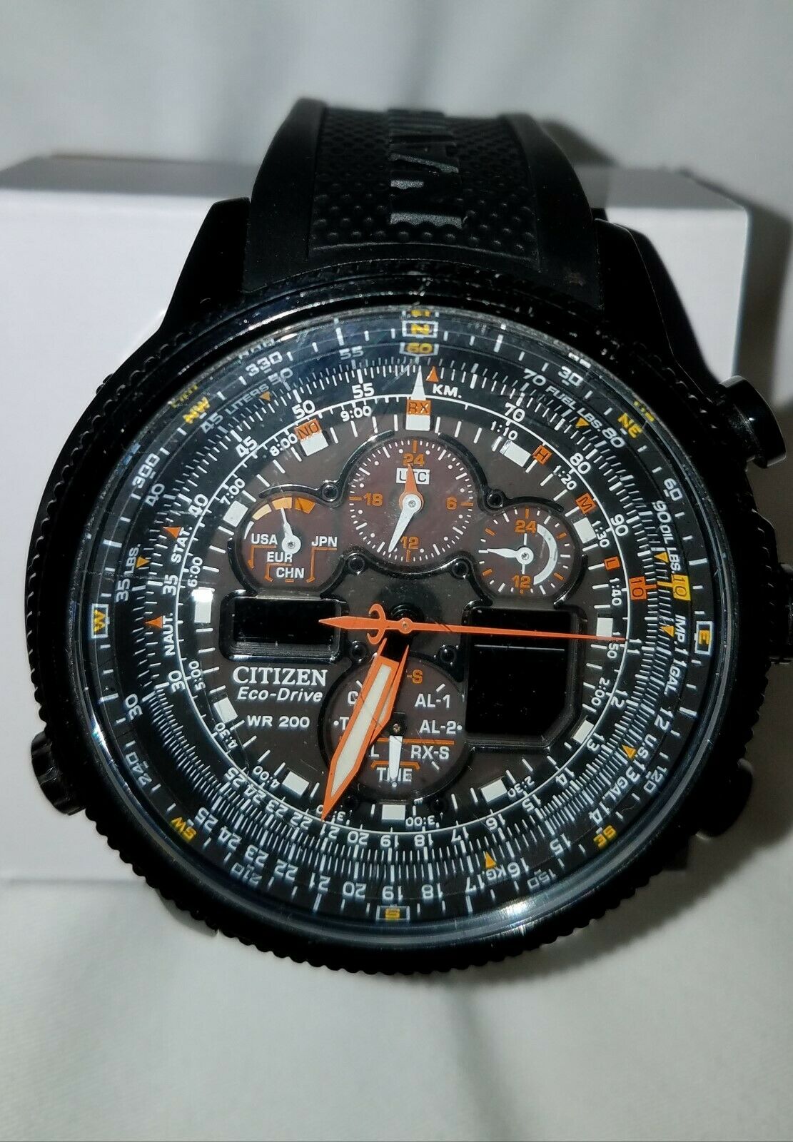 Citizen Promaster Navihawk A-T Eco Drive Black Dial Men's Watch JY8035 ...