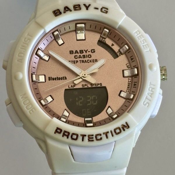 Casio Baby G Step tracker Bluetooth Dig/Analog Ladies Watch BGA-180 ...