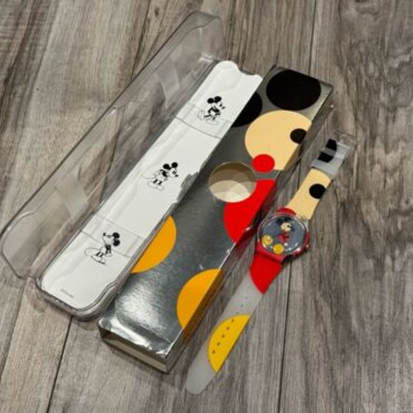 SWATCH x DAMIEN HIRST SPOT MICKEY MOUSE LIMITED EDITION OF 19999 WATCH ...