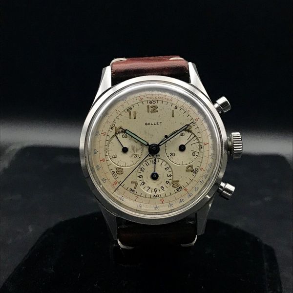 FS REDUCED Vintage Gallet Multichron 12 w/ Excelsior Park EP40 Movement ...