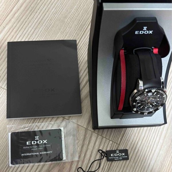 EDOX Class One Chrono Offshore 10014-1 Men's Quartz Watch | WatchCharts ...