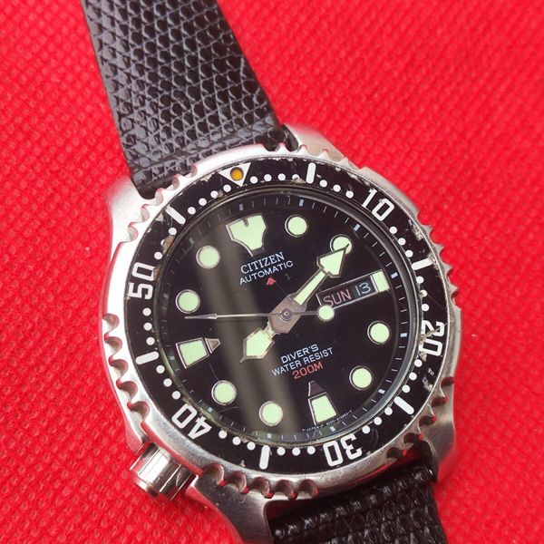 CITIZEN PROMASTER 8203-824393 WATCH DIVER 200M AUTOMATIC DAY DATE MENS ...