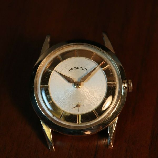 Vintage 1960 Hamilton Arnold 17J 673 Swiss 10K RGP Men's Watch Runs ...