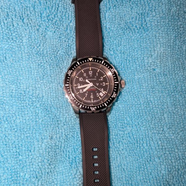 Marathon GSAR Watch 41mm (Automatic) on Rubber Strap--Pre-Owned VG ...