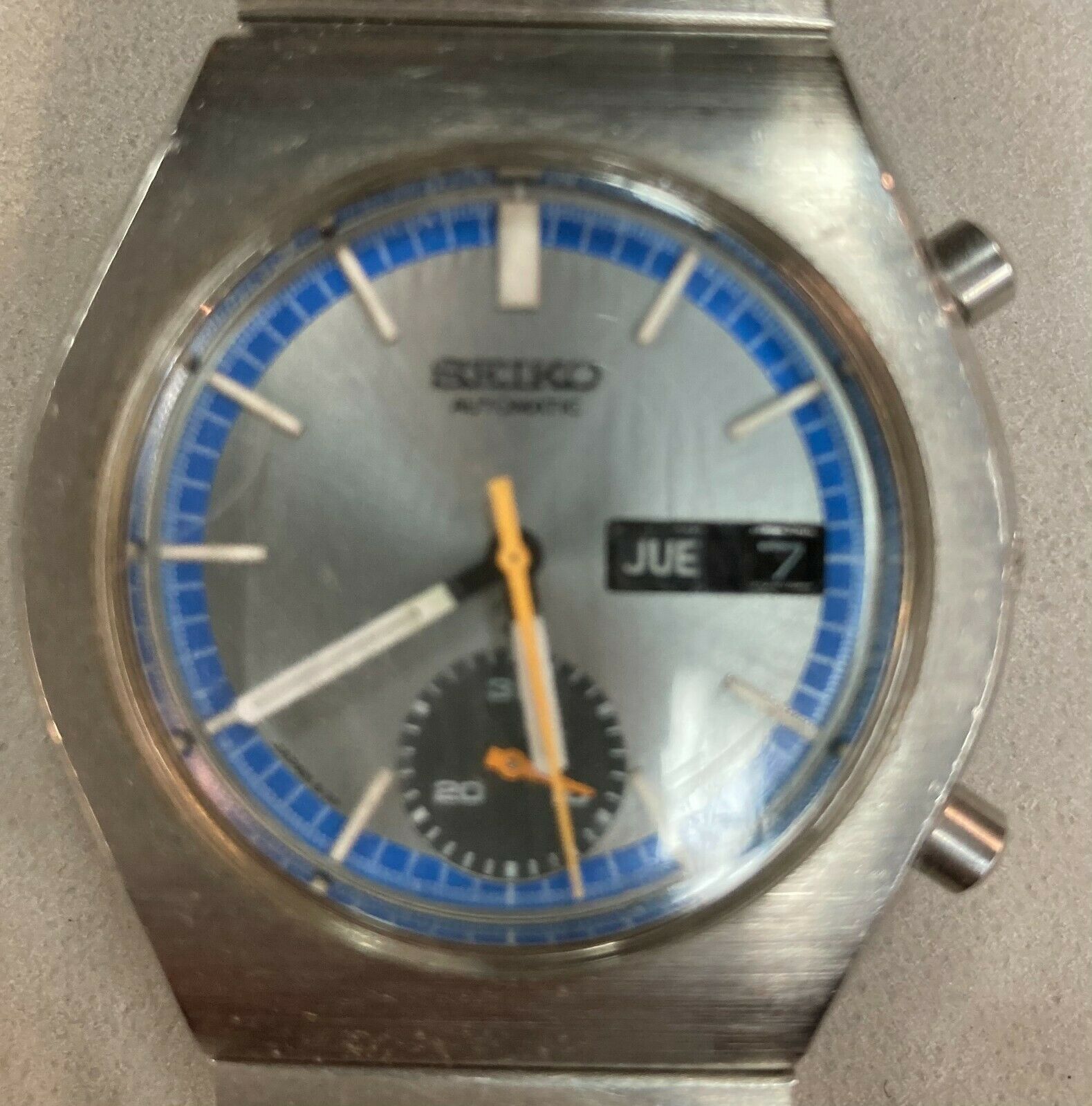 Vintage Seiko 6139-8029 Chronograph Men's Watch Water Resistant ...