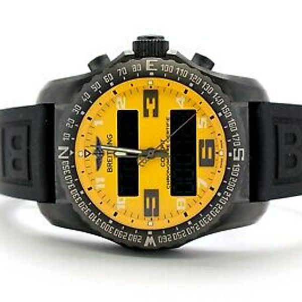 Breitling B50 Black Yellow Dial 46mm Boutique Edition Limited Rare ...