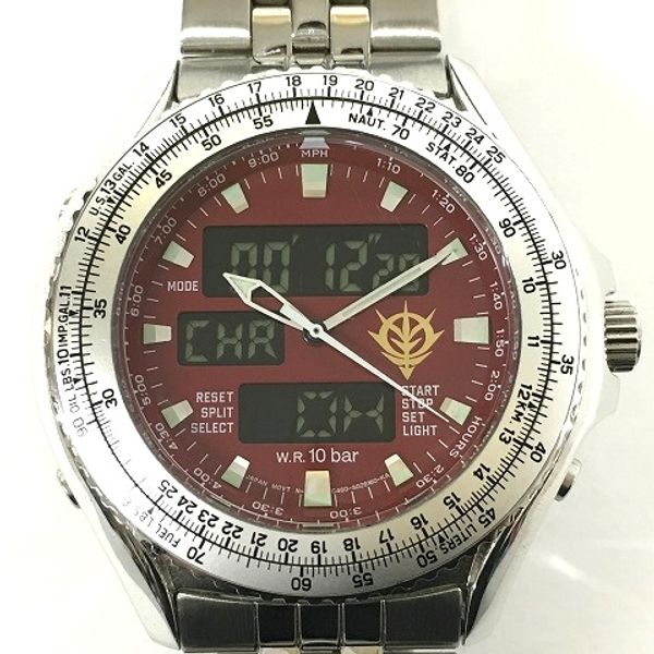[Used] GUNDAM MS PILOT WATCH ZEON-Type (GW001-001) Watch Gundam Pilot ...