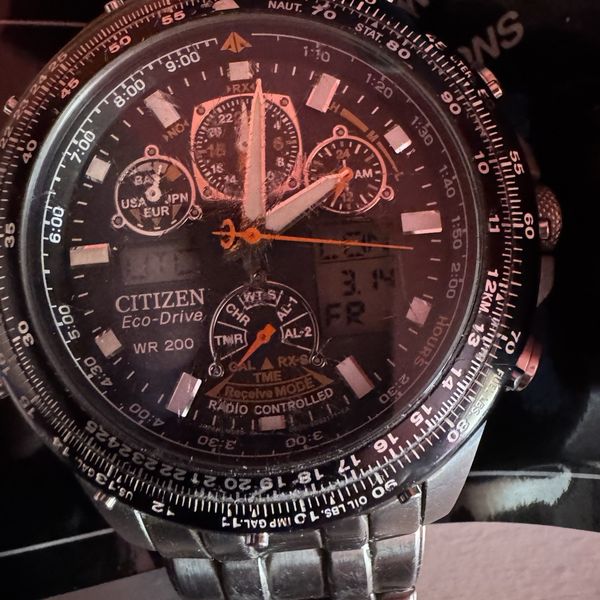 Citizen Eco-Drive Skyhawk Wr200 Boxed | WatchCharts Marketplace