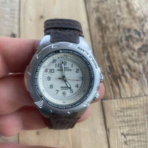 Timex Expedition Indiglo Alarm Watch 41mm Date 50M WR T47902 Original Band | WatchCharts Marketplace