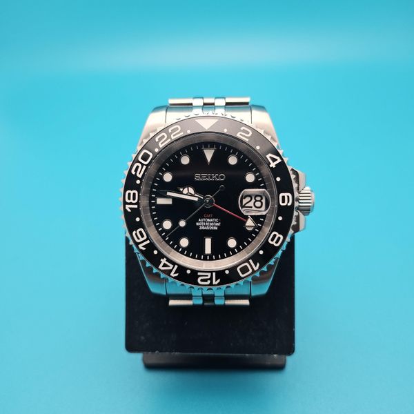 [WTS] Seiko GMT Mod Black Dial | WatchCharts Marketplace