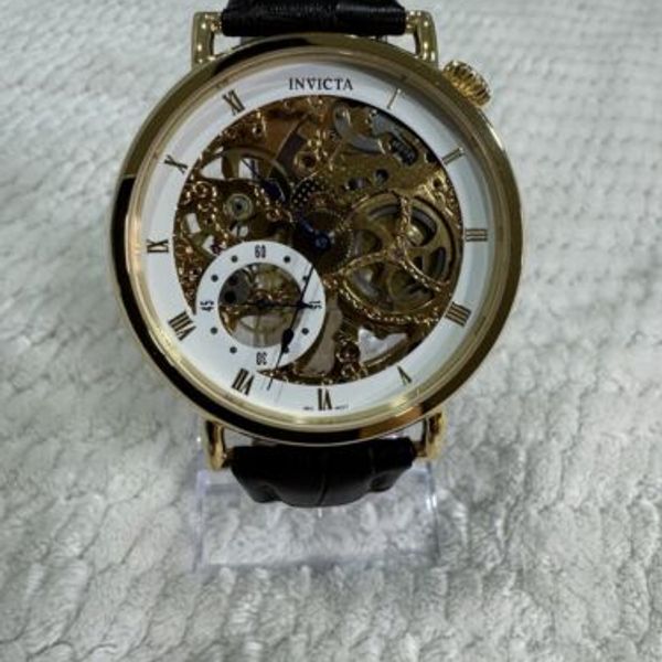 INVICTA Skeleton Automatic Stainless Steel 50mm Watch Box -rare ...