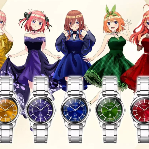 The Quintessential Quintuplets x Seiko collaboration watch PSL ...