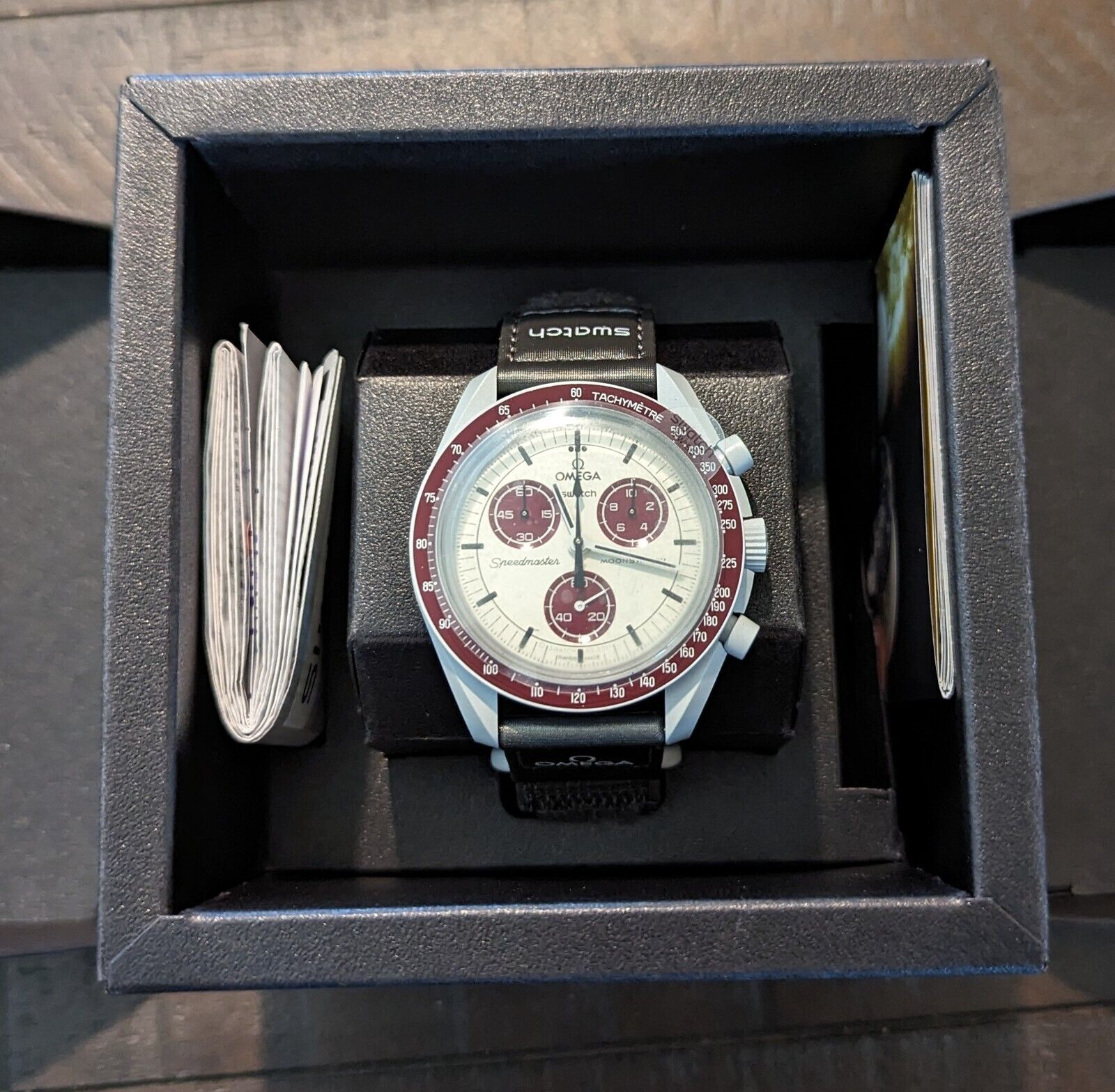 OMEGA x Swatch Speedmaster MoonSwatch Mission To Pluto- SO33M101 ...