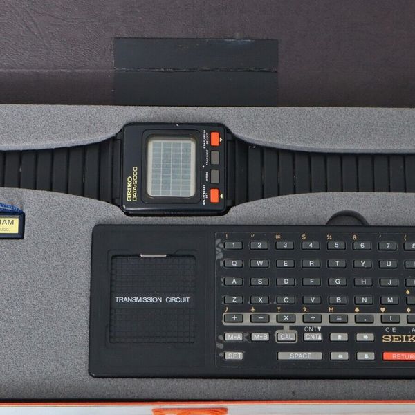 Vintage Rare Seiko Data 2000 Digital Wristwatch with Box | WatchCharts ...