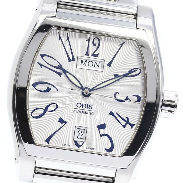 With box and warranty card [ORIS] Oris Miles Day Date 7539 Automatic Men's_712670 [Used ...