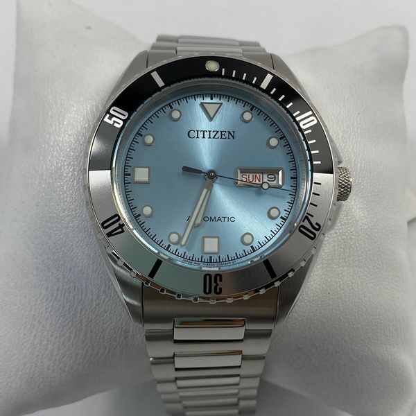 Citizen Sport Automatic Light Blue Dial Stainless Steel Men's Watch ...