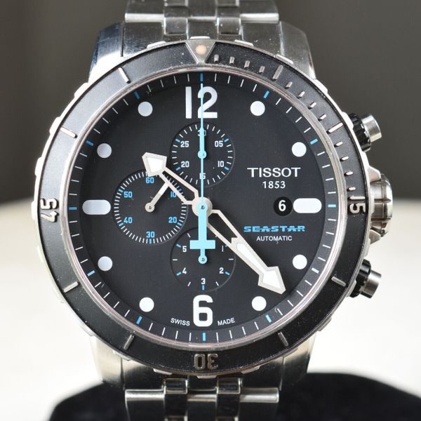 48mm TISSOT SEASTAR CHRONOGRAPH AUTOMATIC MEN'S WRISTWATCH Ref T066427A ...