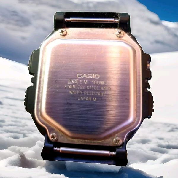 Casio BM-100WJ Mod 560 Japan Vintage Digital Barometer Altimeter Depth ...