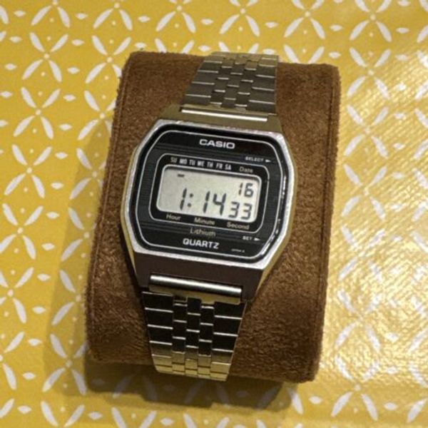 1980 Casio B815 Stainless Steel, 155 module, working, original 80s ...