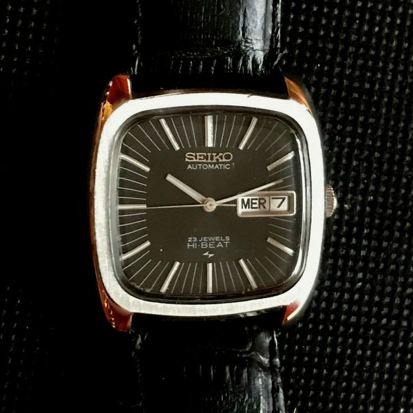 72' SEIKO 2409-3000 HI-BEAT DAY DATE SQUER GENTS | WatchCharts Marketplace