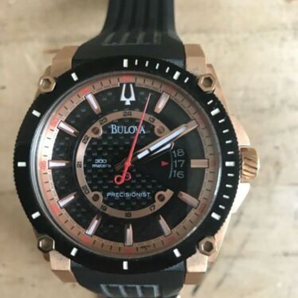 Bulova Precisionist 300m Mens Watch Model: C977688 *Needs Battery ...