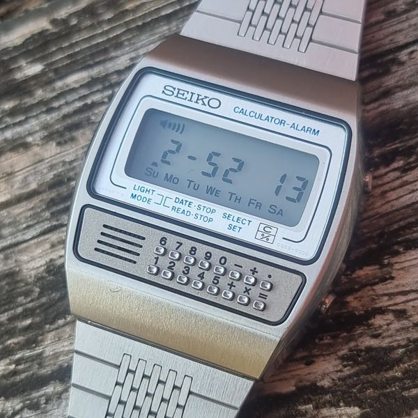 vintage Seiko Calculator watch C359,vintage Seiko Digital Watch,vintage ...