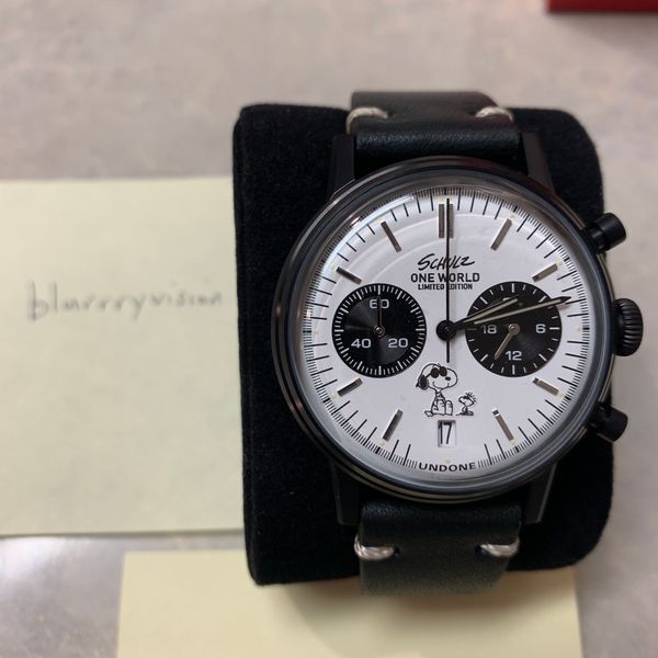 [WTS] Undone X Peanuts Snoopy chronograph BNIB + 6 straps ...