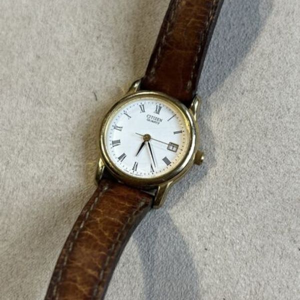 Citizen 6010-G13869 YO GN-0-S Quartz Wach Japan 4 WR UNTESTED / USED ...
