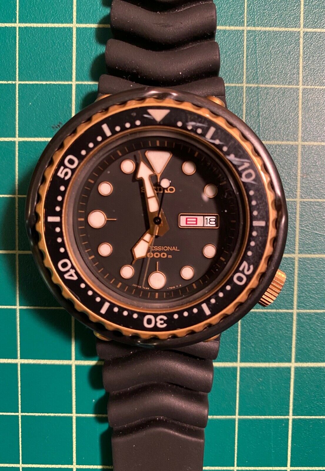 SEIKO Prospex Marine Master Professional Diver 1000m watch, 7C46-7008 ...