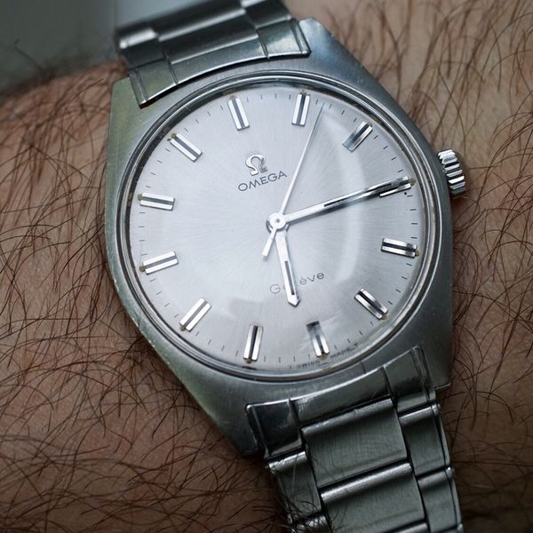 Omega Geneve 135.041 Cal 601 Serviced Rare Rivets Bracelet ...