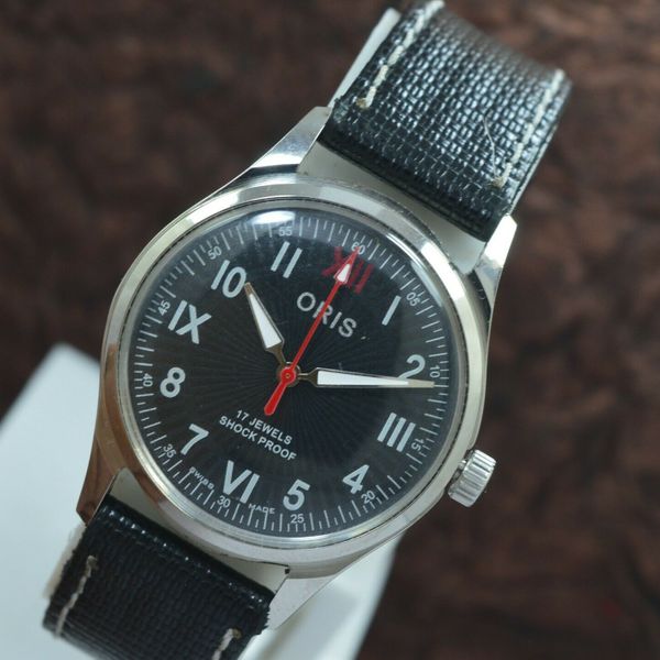 Vintage Oris Hand Wind ST 96 17 Jewels Men's Wrist Watch | WatchCharts ...