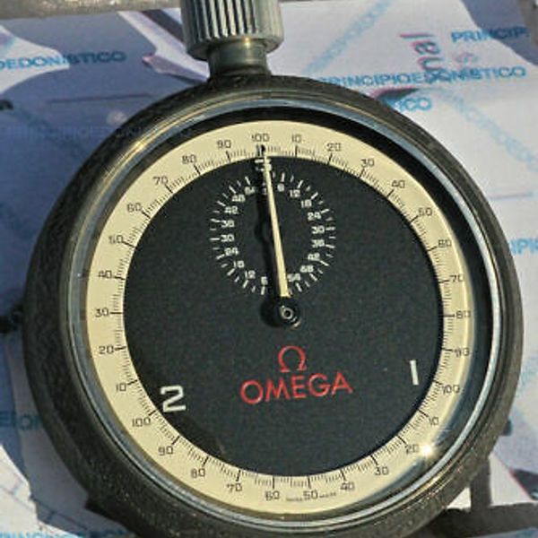Impossibile to Find Stopwatch Omega 3 Second Period Precision 1 Cent Of ...