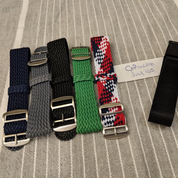 [WTS] 20mm Straps - Perlon / Fossil Leather - Maratac Zulu ...