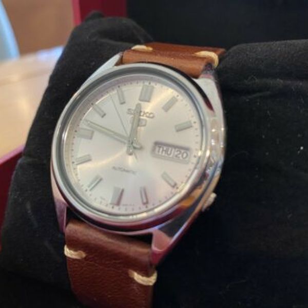 SEIKO SNXS73 SEIKO 5 SILVER WHITE DRESS WATCH | WatchCharts Marketplace