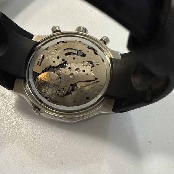 Casio Oceanus OC-500 2714 10 BAR Chronograph with Rubber Band & New ...