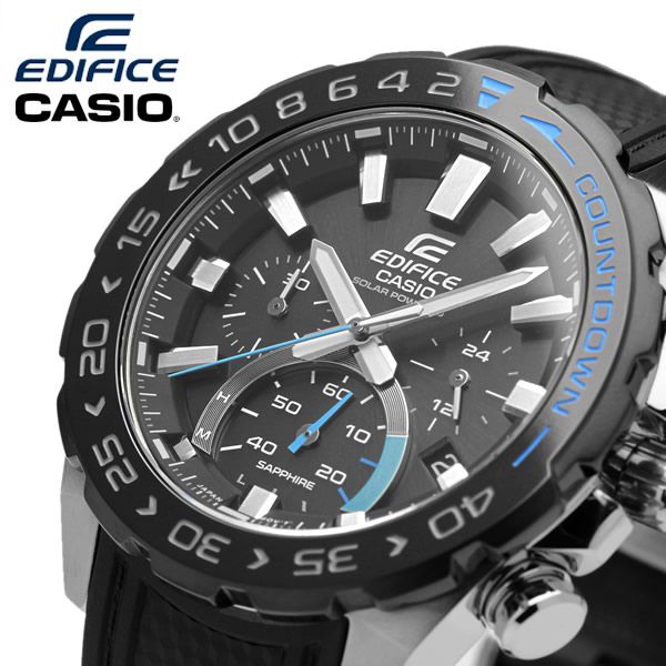 CASIO Casio EDIFICE Edifice Watch Watch Solar Analog Chronograph 10 ATM ...