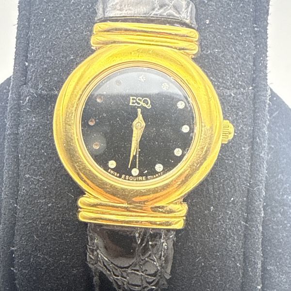 esq by movado watch Womans New Battery Missing Stones | WatchCharts ...