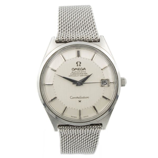 Omega Constellation Chronometer Ref.168.025 Silver Pie Pan Dial 34mm # ...
