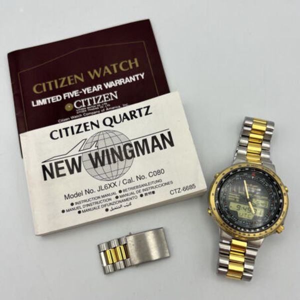 Vintage Citizen Quartz New Wingman Men’s Watch C080-088506 ...