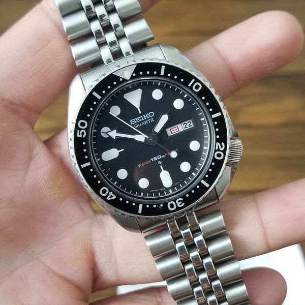 [WTS] Seiko 7548-7000 on SKX bracelet + Borealis dive strap (vulcanized ...