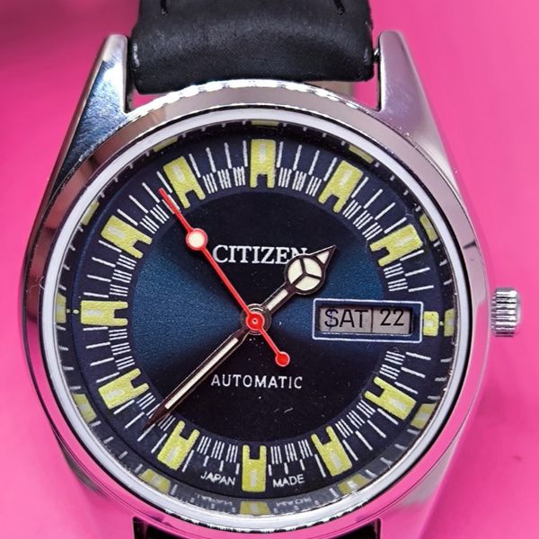 Citizen Automatic Day/date Blue Dial | WatchCharts Marketplace
