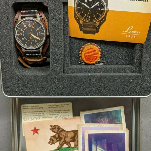 Laco RAD-AUX Hand Aged Limited Edition Watch - BNIB | WatchCharts